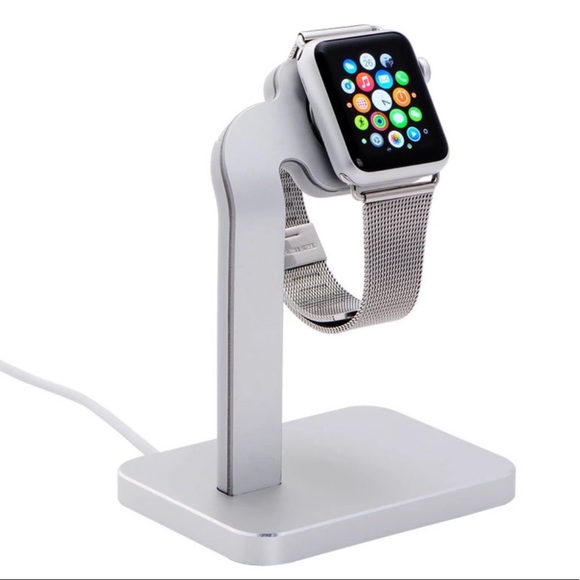 Other | Silver Aluminium Apple Watch Stand Holder Cradle | Poshmark